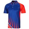 Wholesale Blue & Red Sublimated Polo Shirts Supplier USA & UK