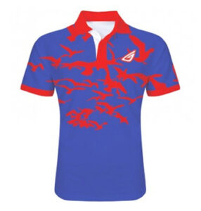 Wholesale Blue & Red Sublimated Polo Shirts Supplier USA & UK