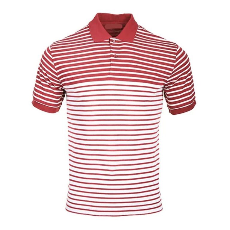 Wholesale Sublimated Sport Polo Shirts - White, Red and Black Polo ...